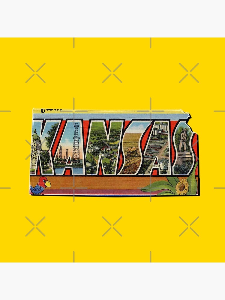 "Vintage And Retro Of Kansas State Map With Vintage comics Page Name ...