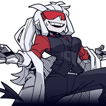 "Triumphant Demon Loremaster (Helltaker)" Sticker for Sale by OhayoRin ...