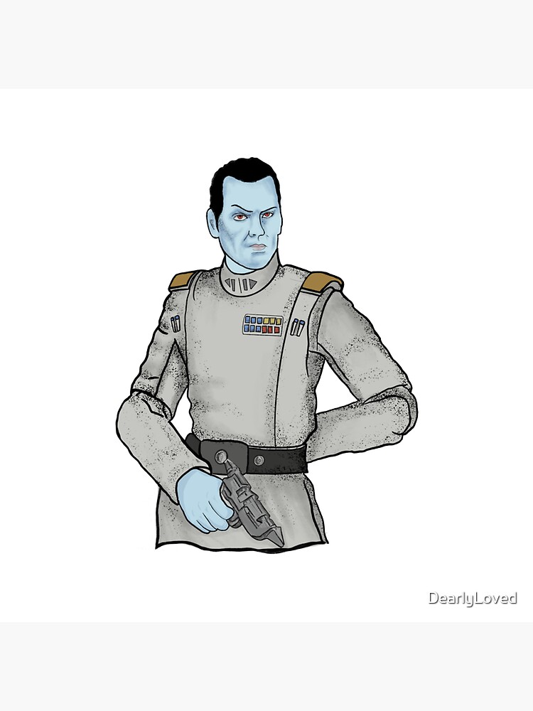 "Thrawn" Sticker by DearlyLoved | Redbubble