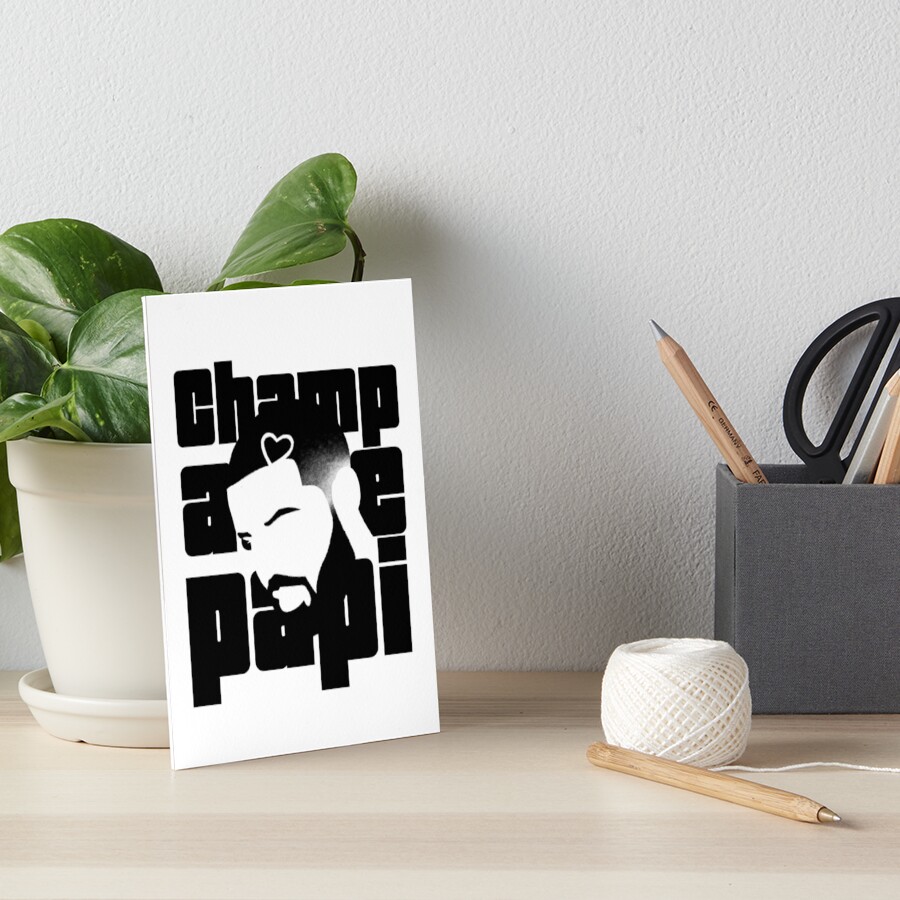 "Champgne papi heart" Art Board Print by goshubh | Redbubble