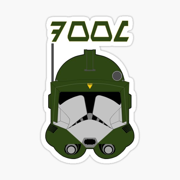 "helmet clone commander doom" Sticker for Sale by mandal-records ...