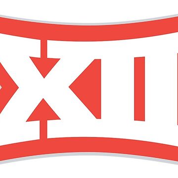 "BIG XII" Sticker for Sale by beccamaffei | Redbubble