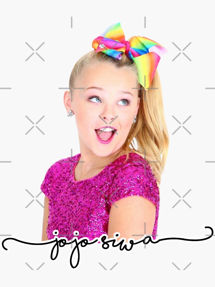 "Jojo Siwa fancy logo" Sticker for Sale by chrstnm | Redbubble