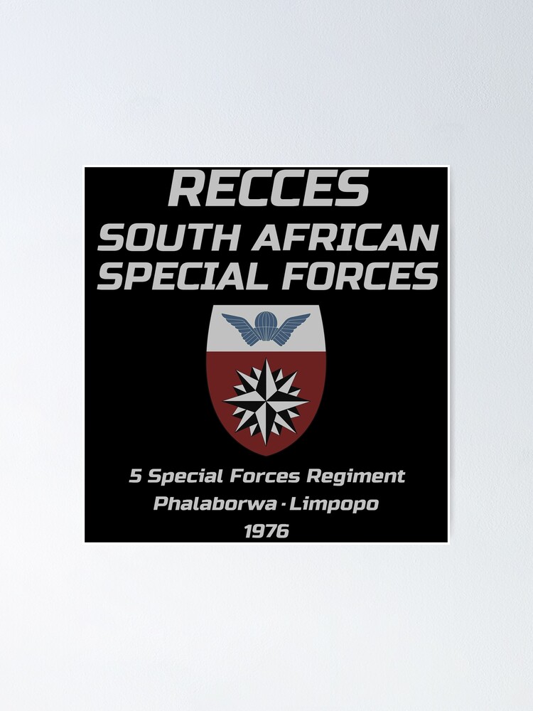 "Recces South African Special Force Air SANDF 1383" Poster for Sale by ...