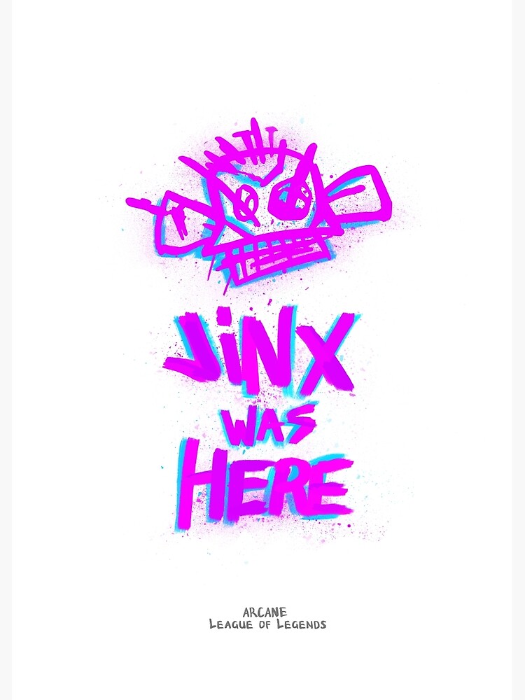 "Jinx Arcane Graffiti" Poster by effy7 | Redbubble