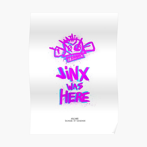 "Jinx Arcane Graffiti" Poster by effy7 | Redbubble