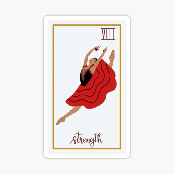 "strength" Sticker for Sale by actualrapunzel | Redbubble