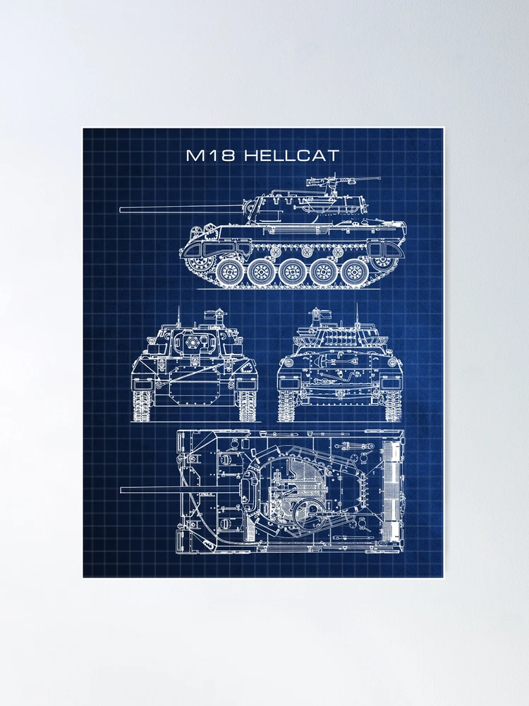 M18 Hellcat Blueprints