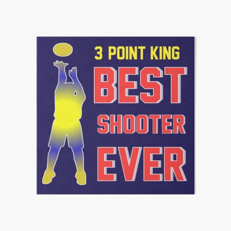 "artwork best shooter ever three point king basketball fans art" Art ...
