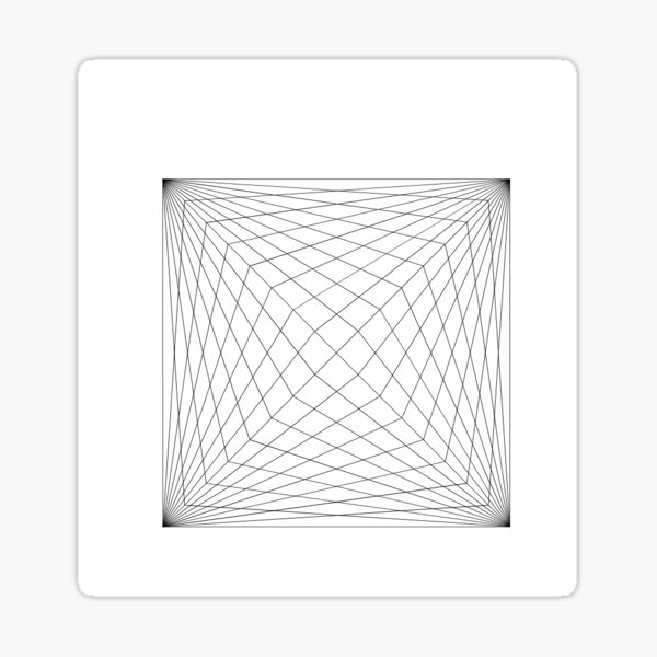 "Uncolored beautiful box design " Sticker by ChanduArts | Redbubble