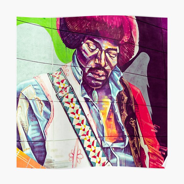 "Street Art, Mural, Graffiti, Jimmy" Poster for Sale by HeatherAP ...