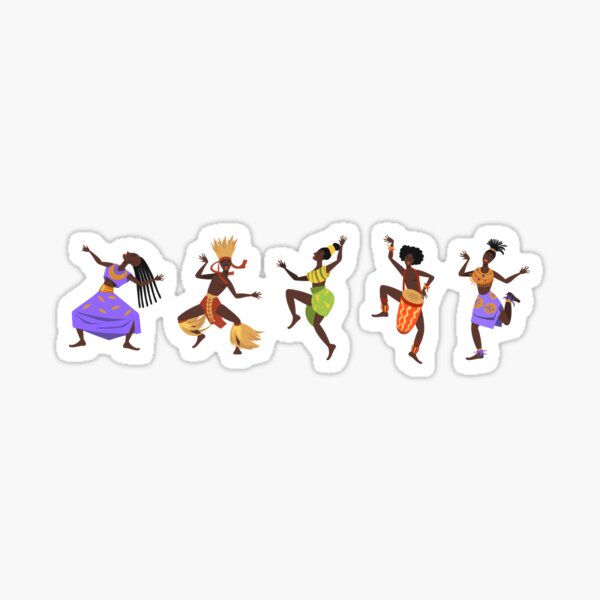 "african american girl dancing" Sticker for Sale by usamathecreator ...