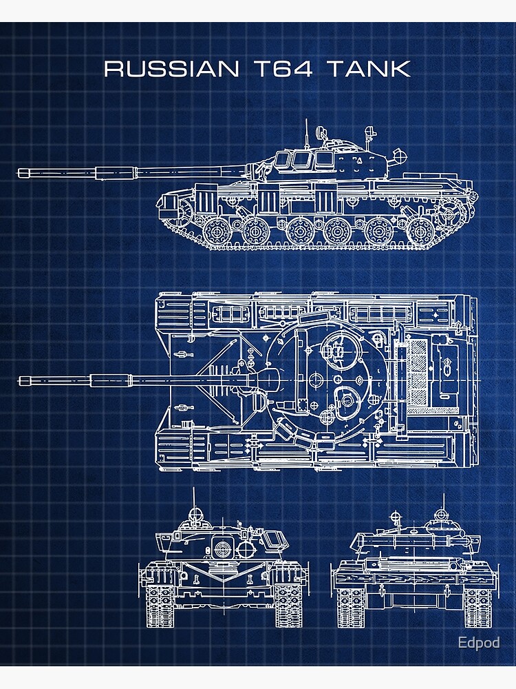 "Russian Army T64 Tank " Poster for Sale by Edpod | Redbubble