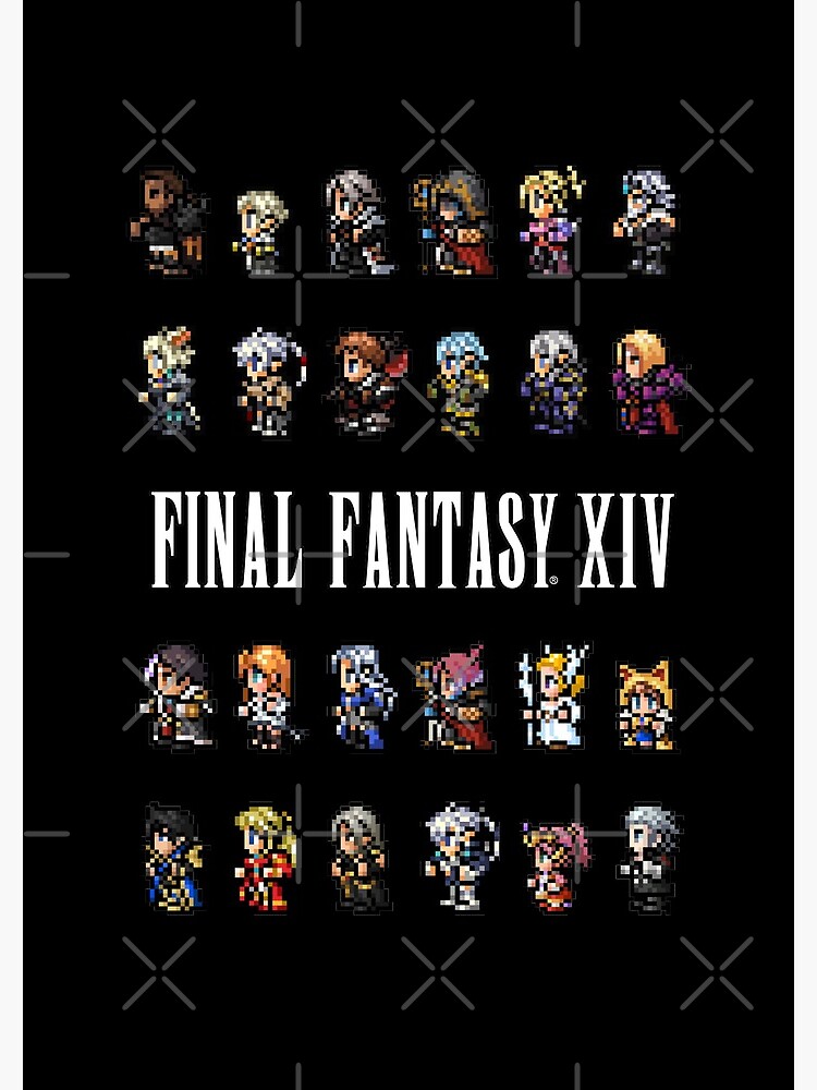 "Final Fantasy XIV 14 - Sprites PIXEL SPRITE" Spiral Notebook for Sale ...