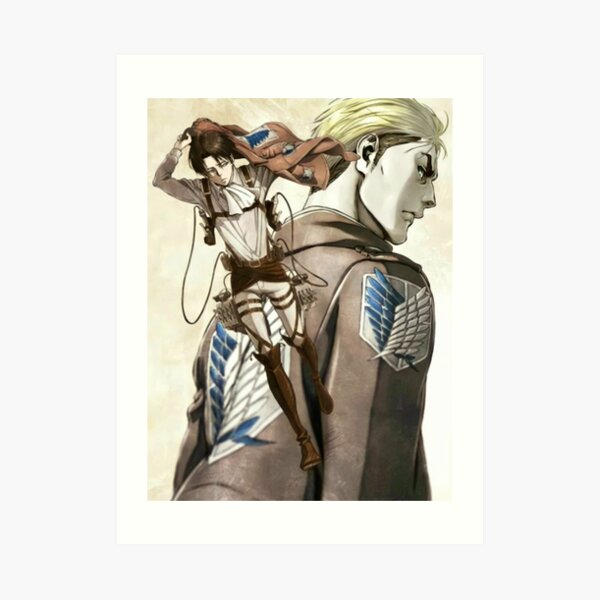 "Erwin and Levi official art" Art Print by nymos | Redbubble