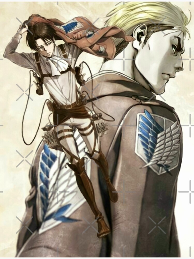 "Erwin and Levi official art" Art Print by nymos | Redbubble