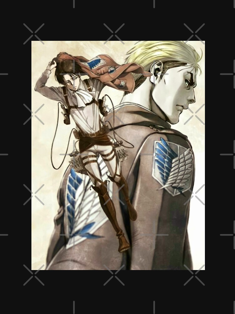 "Erwin and Levi official art" T-shirt for Sale by nymos | Redbubble ...