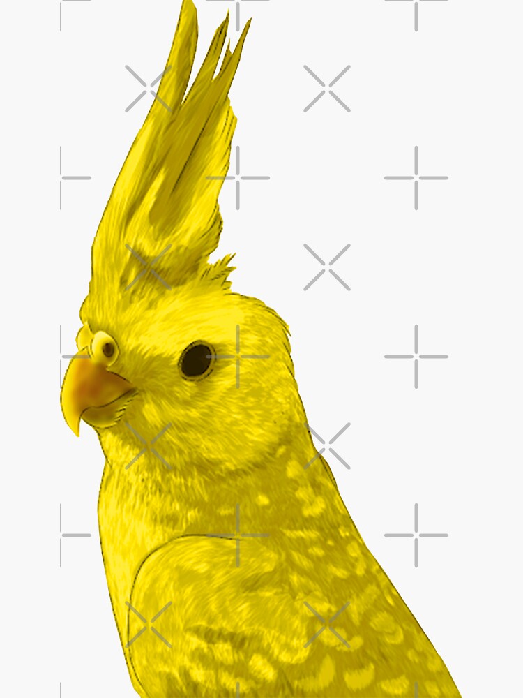 "The yellow bird" Sticker for Sale by erasmocb | Redbubble