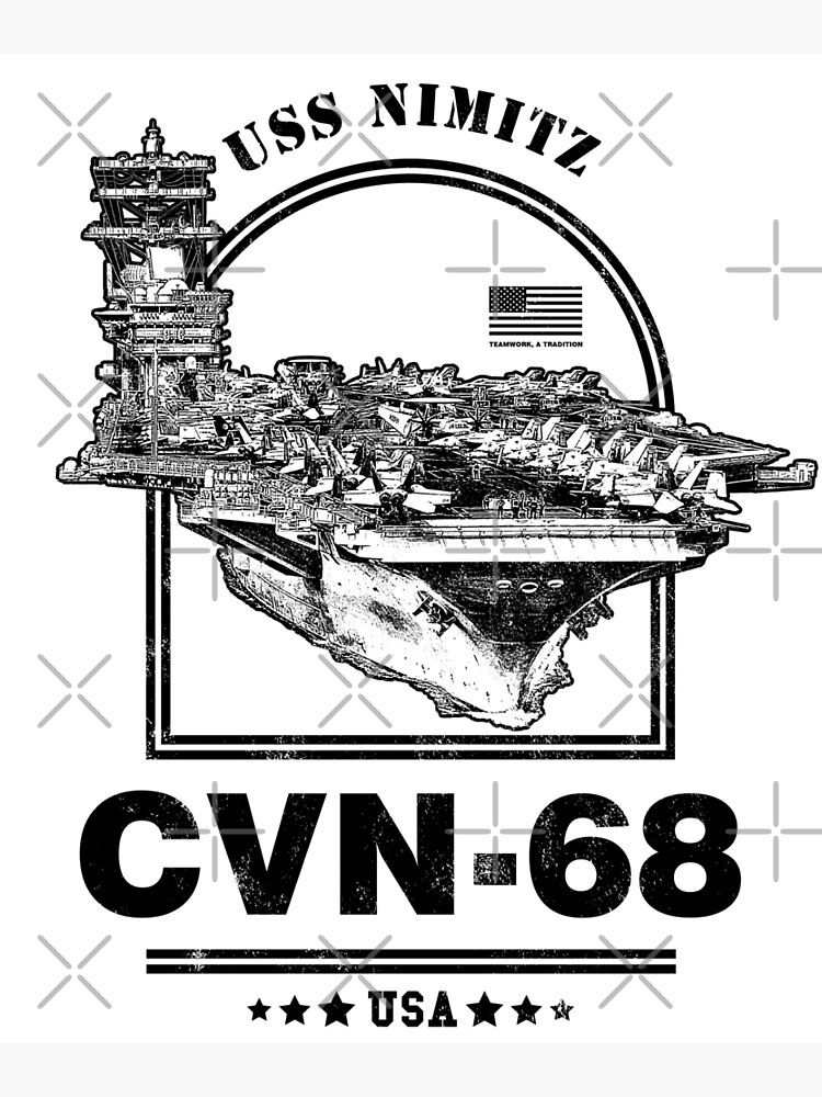 "CVN-68 USS Nimitz" Poster for Sale by RycoTokyo81 | Redbubble