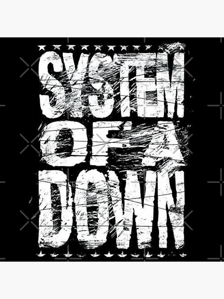 "system of down logo" Sticker by snogoo | Redbubble