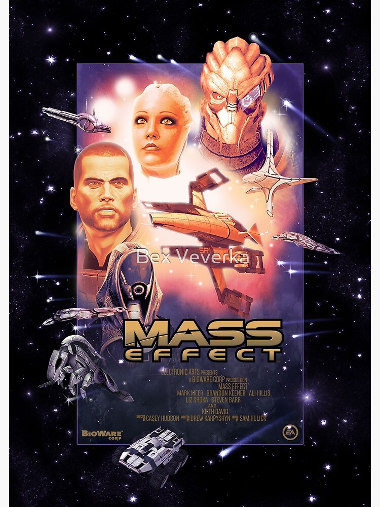 "ME1 Poster, Bro Edition" Poster for Sale by Bex Veverka | Redbubble