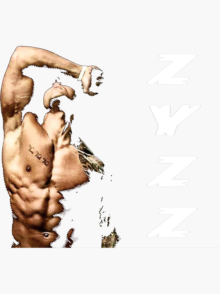 "ZYZZ POSE" Sticker for Sale by MuayTastic | Redbubble
