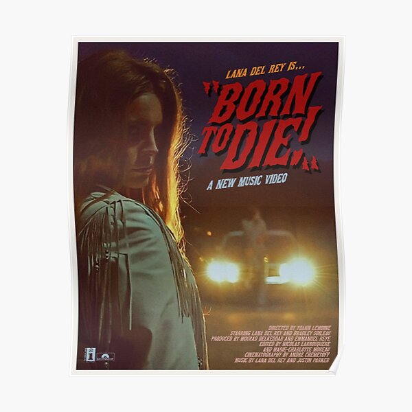 "Born To Die Horror Movie Poster" Poster for Sale by tropezgalore ...