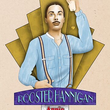 "ANNIE - Rooster Hannigan" Sticker for Sale by DCdesign | Redbubble