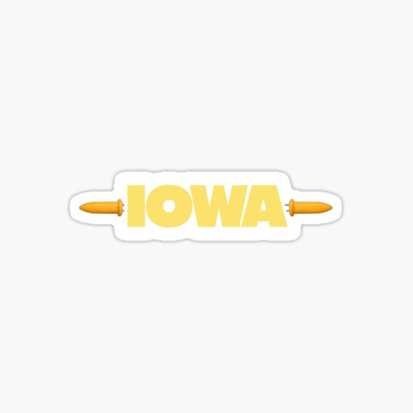 "Iowa Corn" Sticker for Sale by twHistory | Redbubble