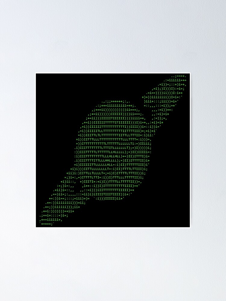 "Jupiter Ascii Art" Poster for Sale by CodingStore ★★★★★ | Redbubble