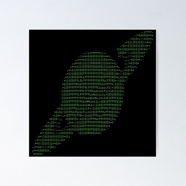 "Jupiter Ascii Art" Poster for Sale by CodingStore ★★★★★ | Redbubble