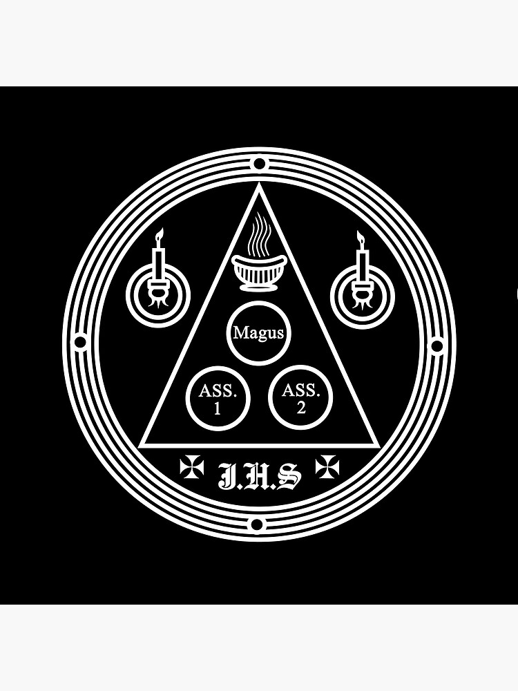 "Triangle of Pacts - Red Dragon/Grand Grimoire (white)" Photographic ...