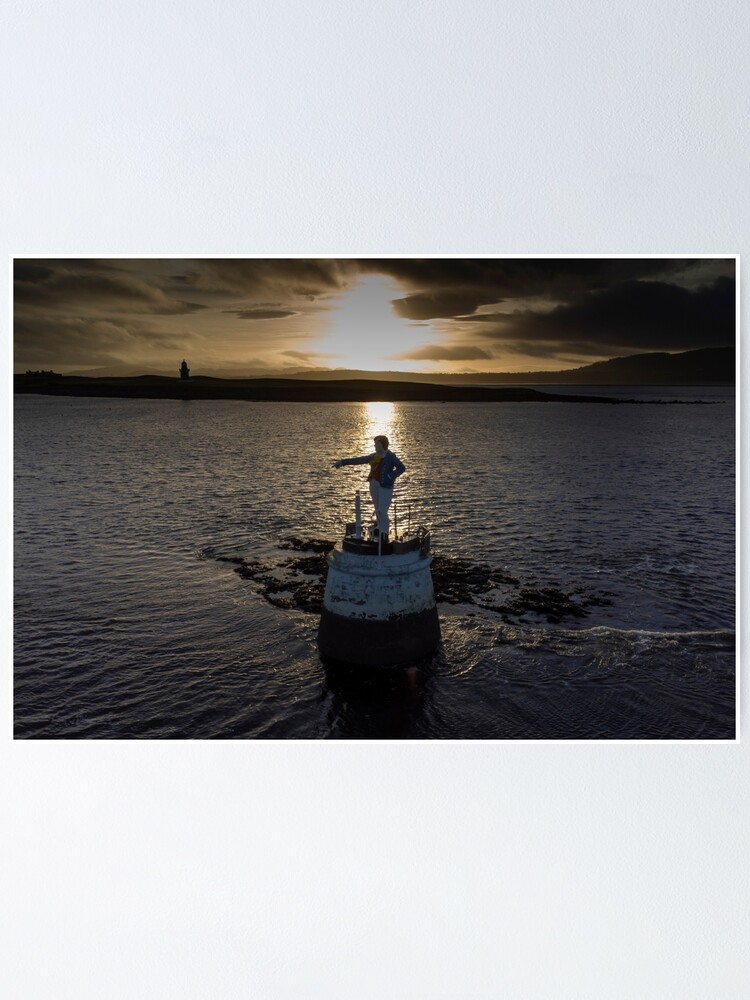 "The Metal Man at Rosses Point in Sligo" Poster by WolfGangGalway ...