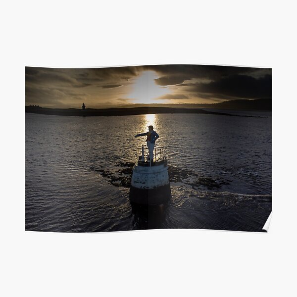 "The Metal Man at Rosses Point in Sligo" Poster by WolfGangGalway ...
