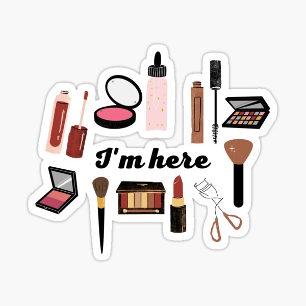 " Makeup artist " Sticker by TALA01 | Redbubble