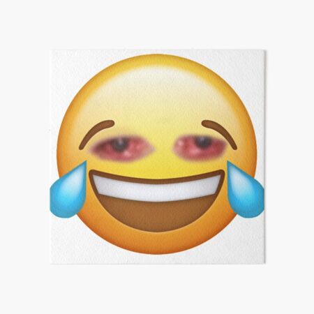 "High laughing emoji meme" Art Board Print by SLOOTER | Redbubble