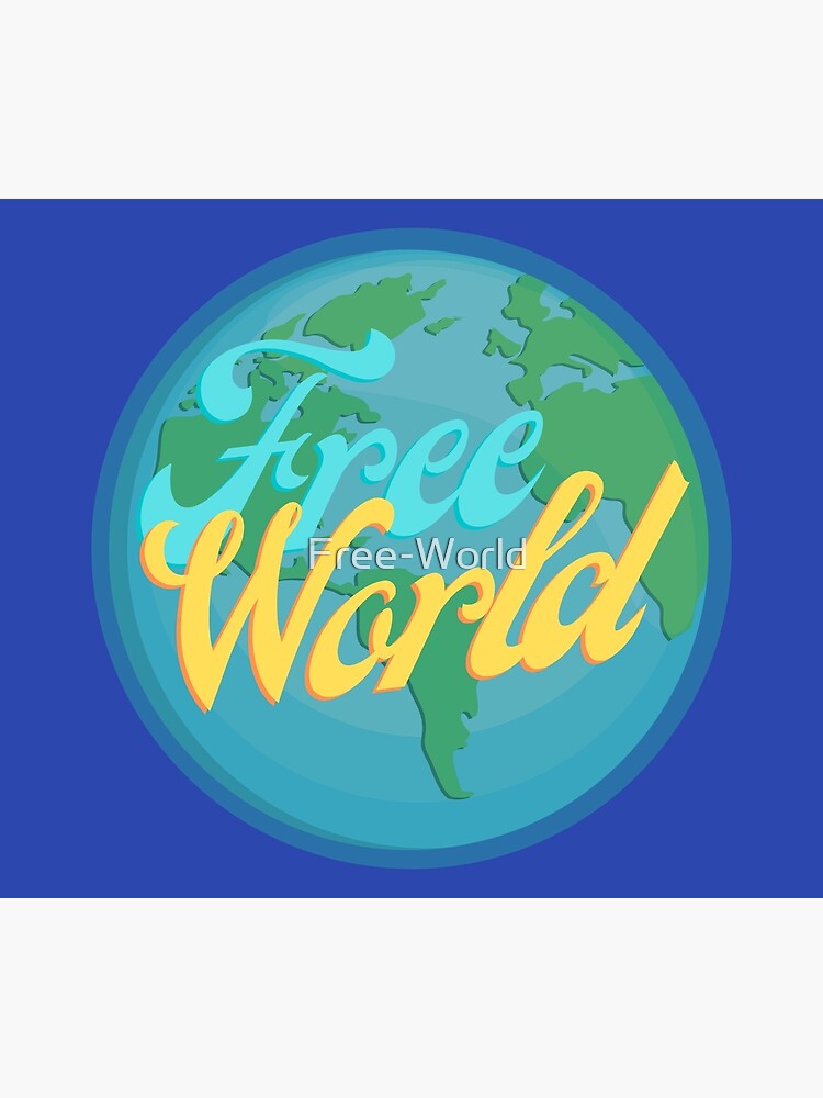 "Free World Logo" Poster by Free-World | Redbubble