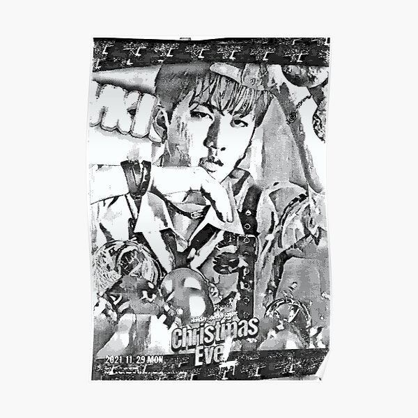"STRAY KIDS Changbin Christmas EveL Sketch" Poster for Sale by ...
