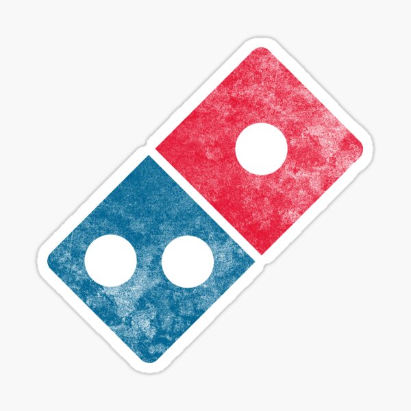 "DOMINOS PIZZA" Sticker by riyadialvei | Redbubble