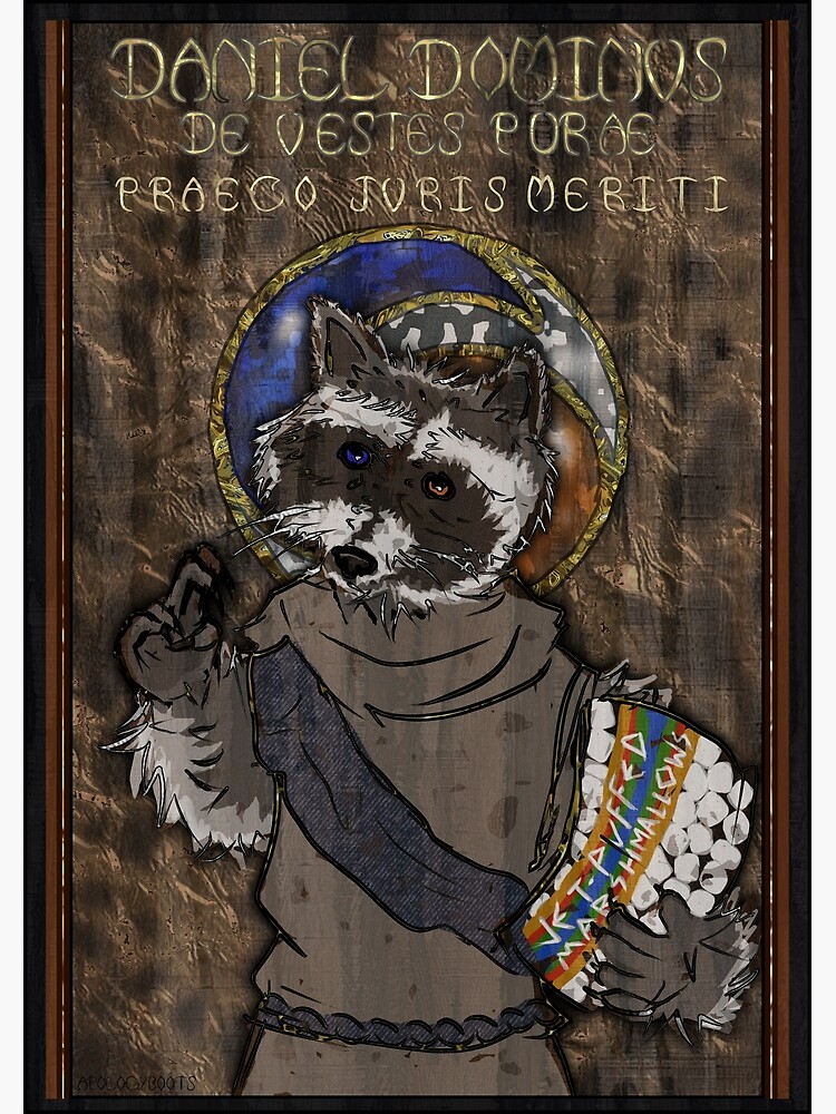 "Lord Daniel as a Medieval Icon (Alternate Design)" Poster by EliCraig ...