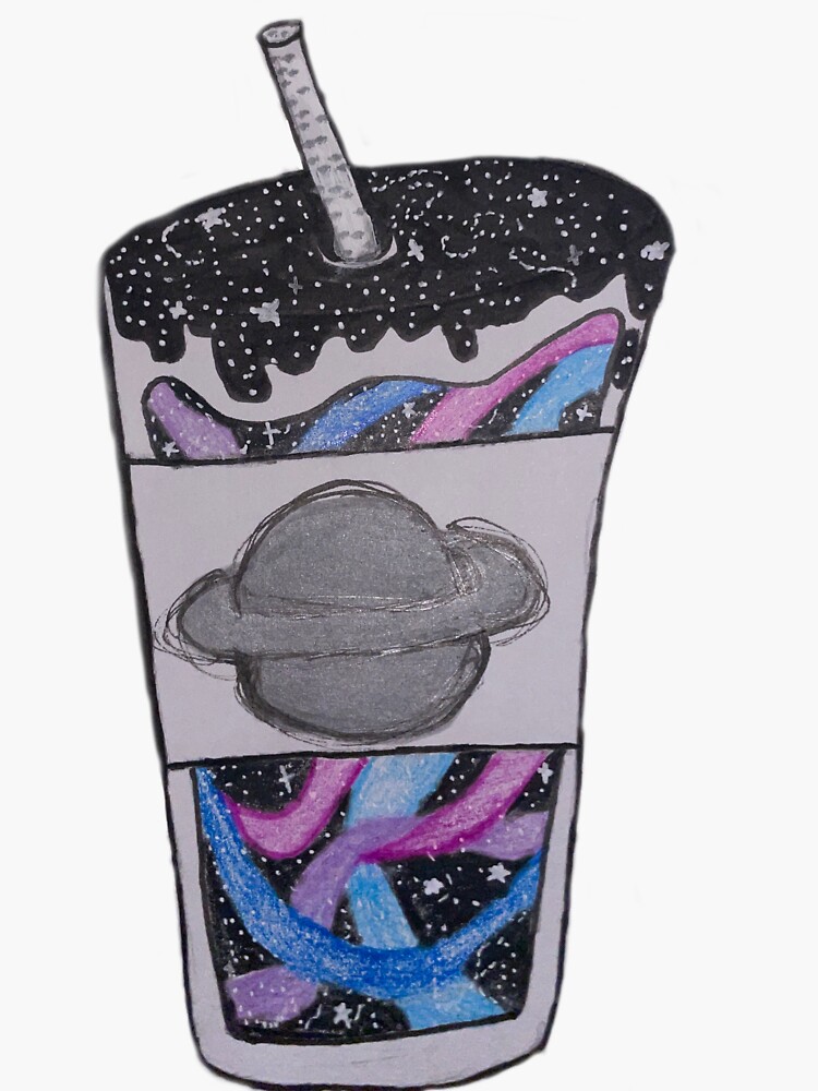 "Space tea" Sticker by balletcastle1 | Redbubble