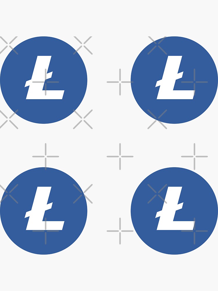 "Litcoin LTC cryptocurrency logo" Sticker for Sale by angelusdark ...