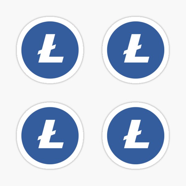 "Litcoin LTC cryptocurrency logo" Sticker for Sale by angelusdark ...