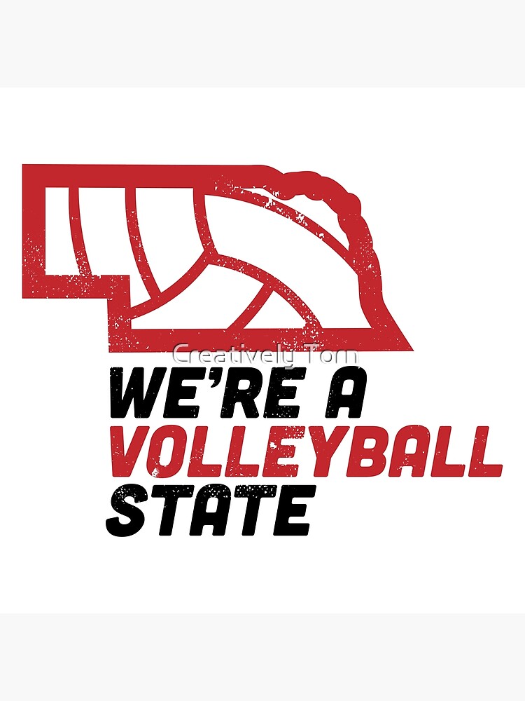Logotipo De Voleibol De Nebraska