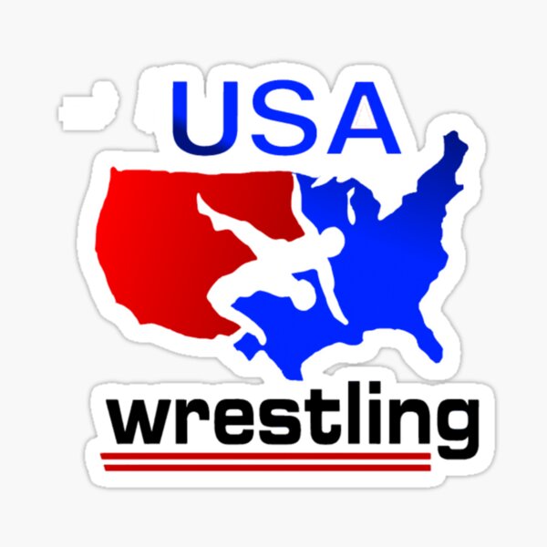 "Team-USA-Wrestling" Sticker by feauk1657 | Redbubble