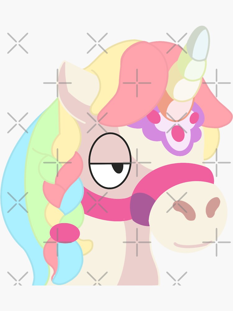 "Buttermilk - Unipony/Unicorn" Sticker for Sale by RheinhrdtBeauty ...