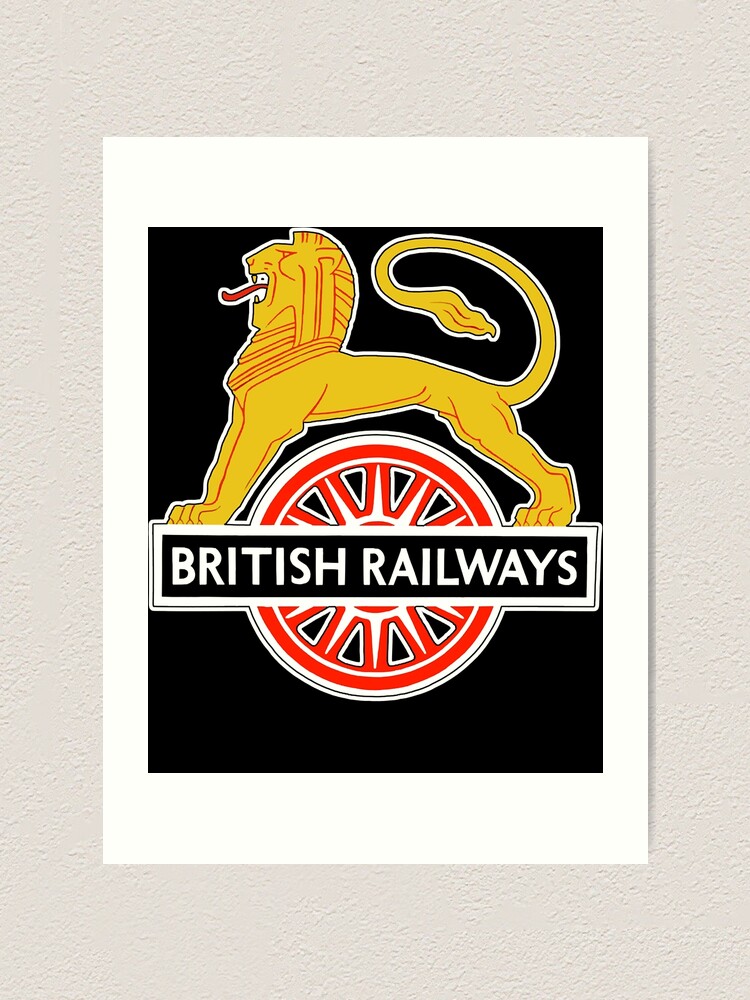"BRITISH RAILWAYS. BR. SIGN. First logo. British Railways. Cycling Lion ...