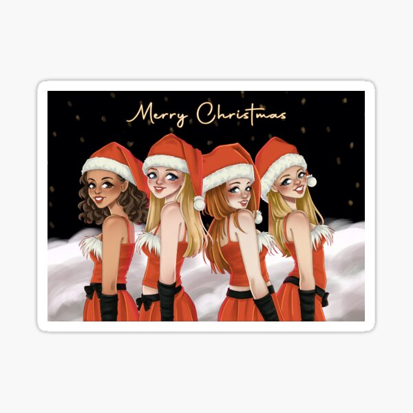 "Christmas Mean Girls" Sticker for Sale by Weiliepew | Redbubble