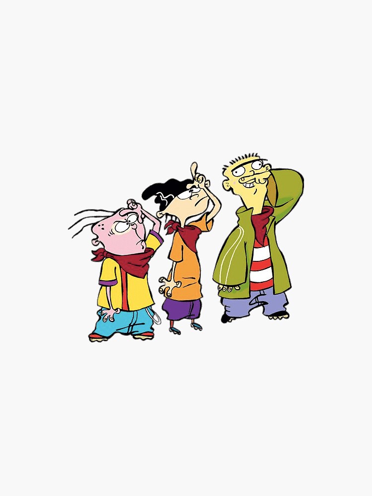 "Ed and eddy" Sticker for Sale by BKDesigners | Redbubble