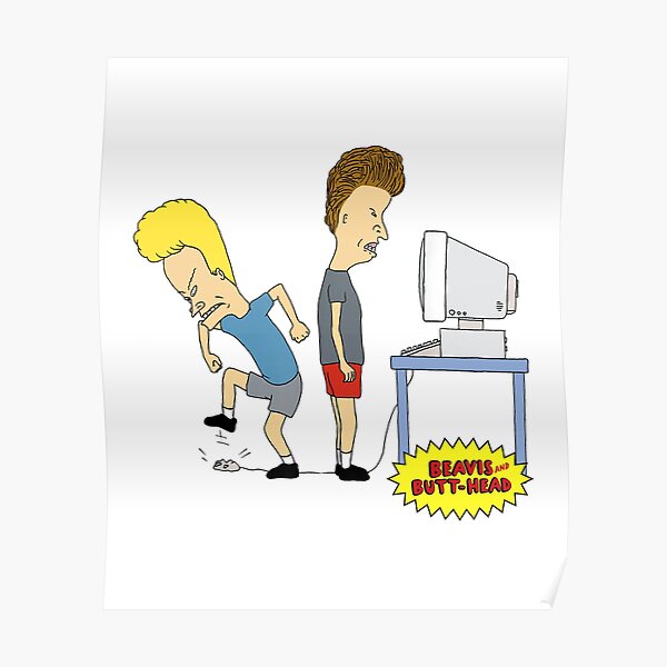"Beavis and Butthead / Profile Portraits / Beavis and Butt-head" Poster ...